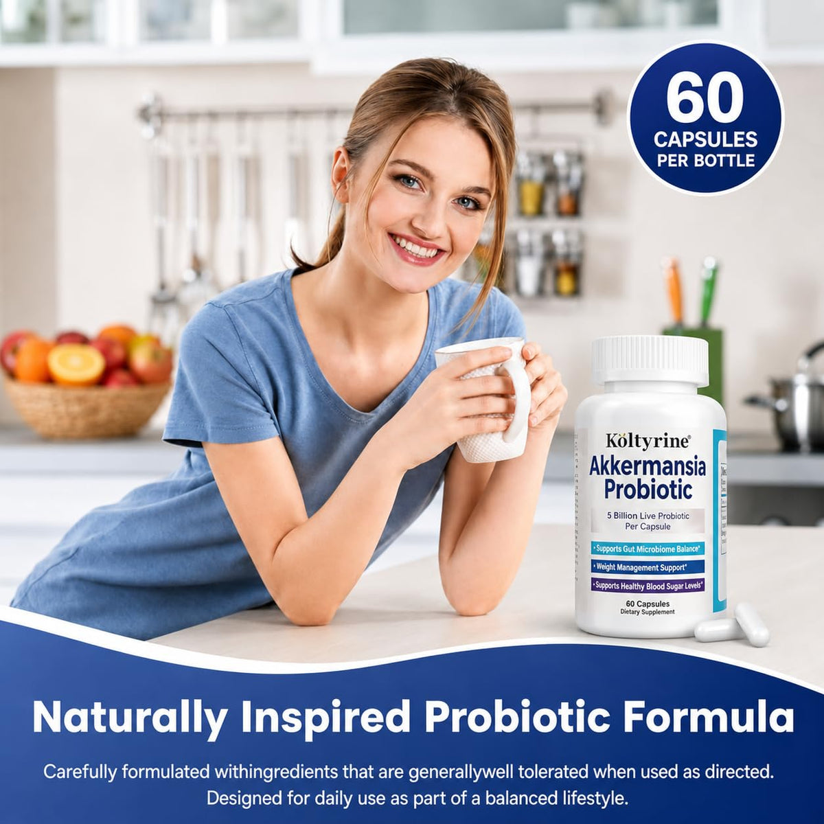 Akkermansia 30 capsules for daily wellness