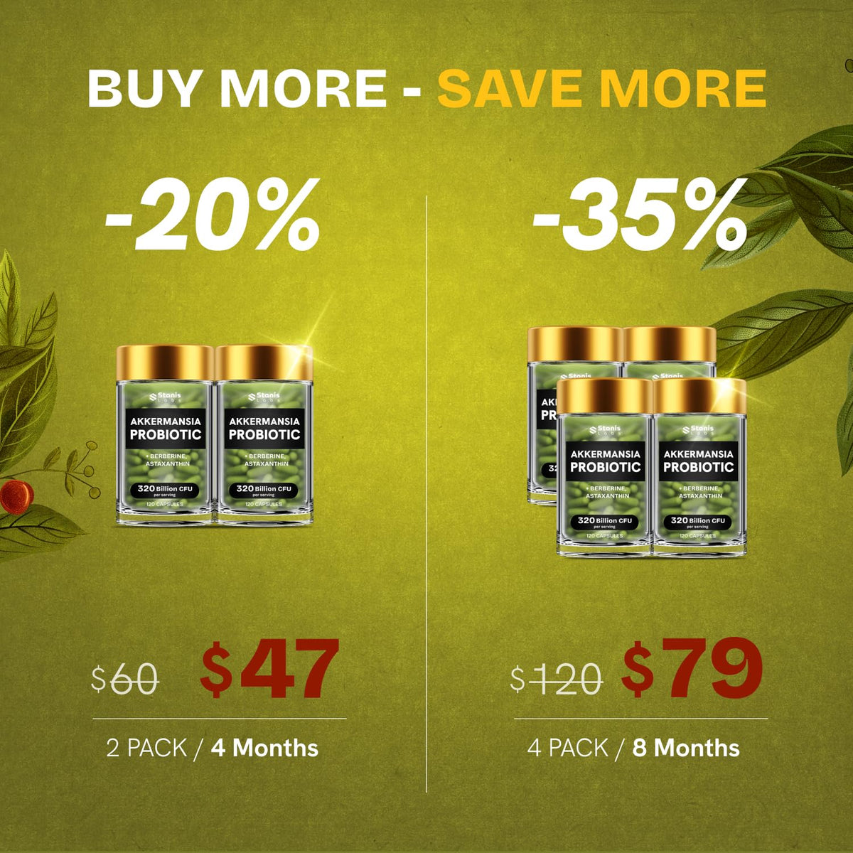 Akkermansia capsules for immune system boost