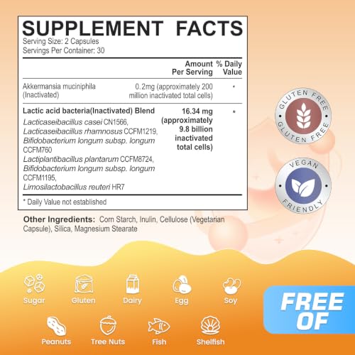 Akkermansia digestive support capsules
