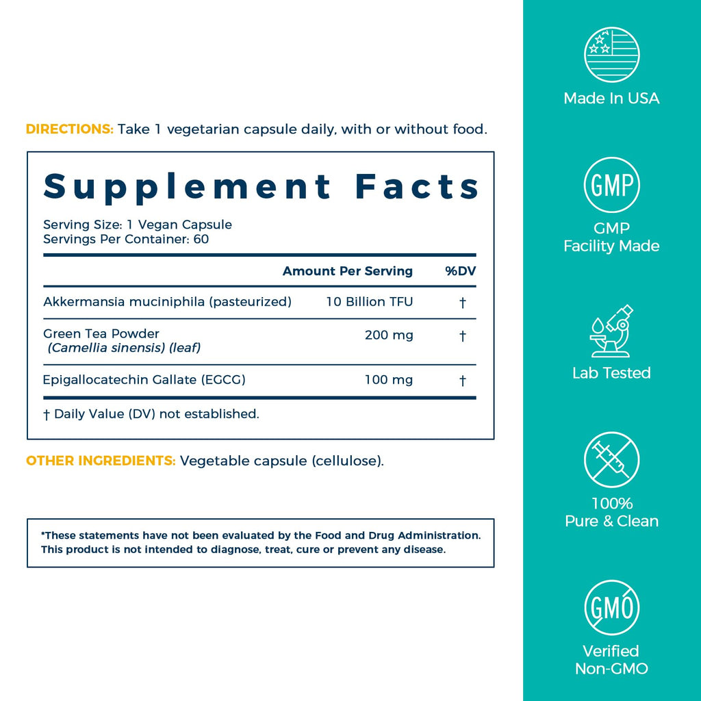 Akkermansia Muciniphila capsules for vitality