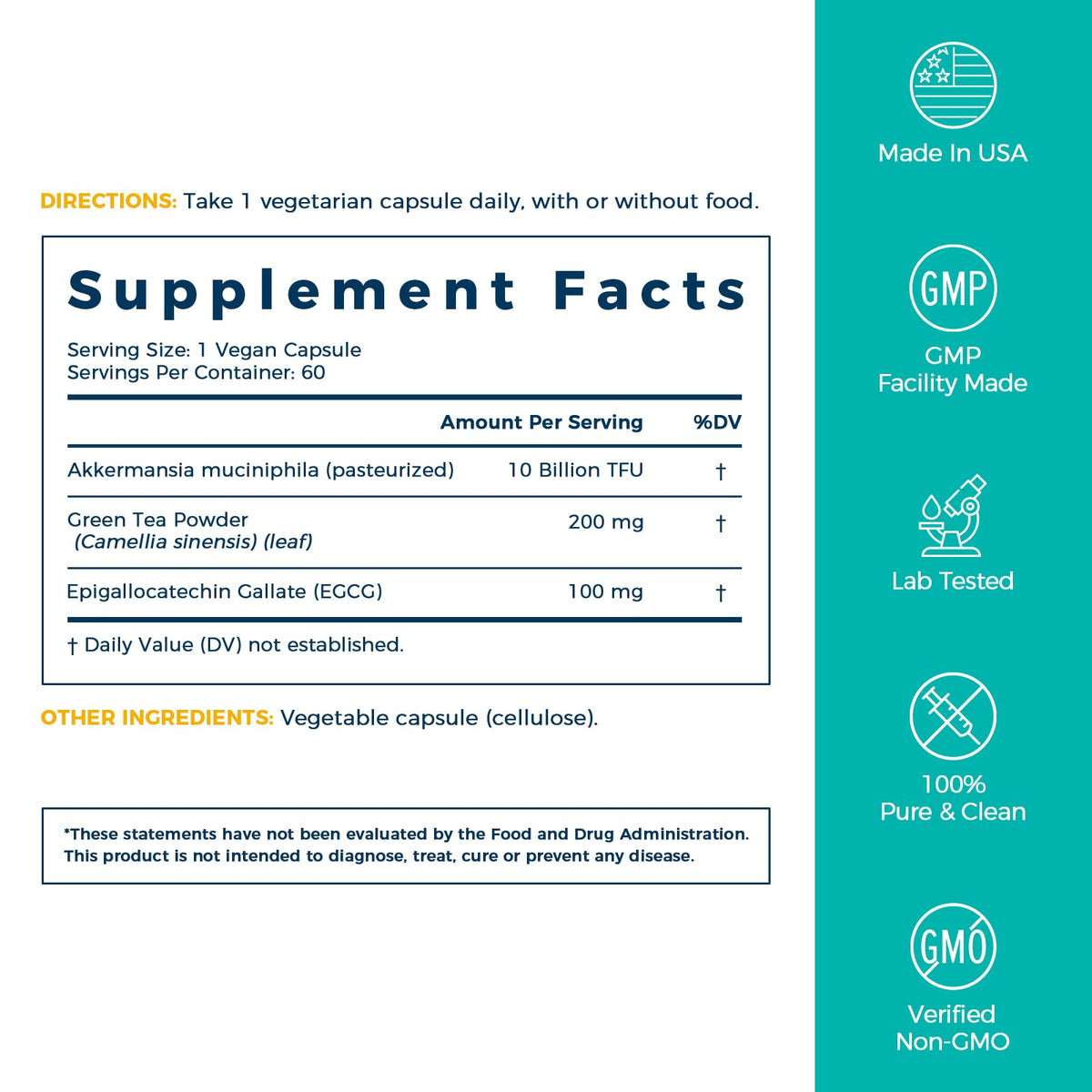 Akkermansia Muciniphila capsules for vitality