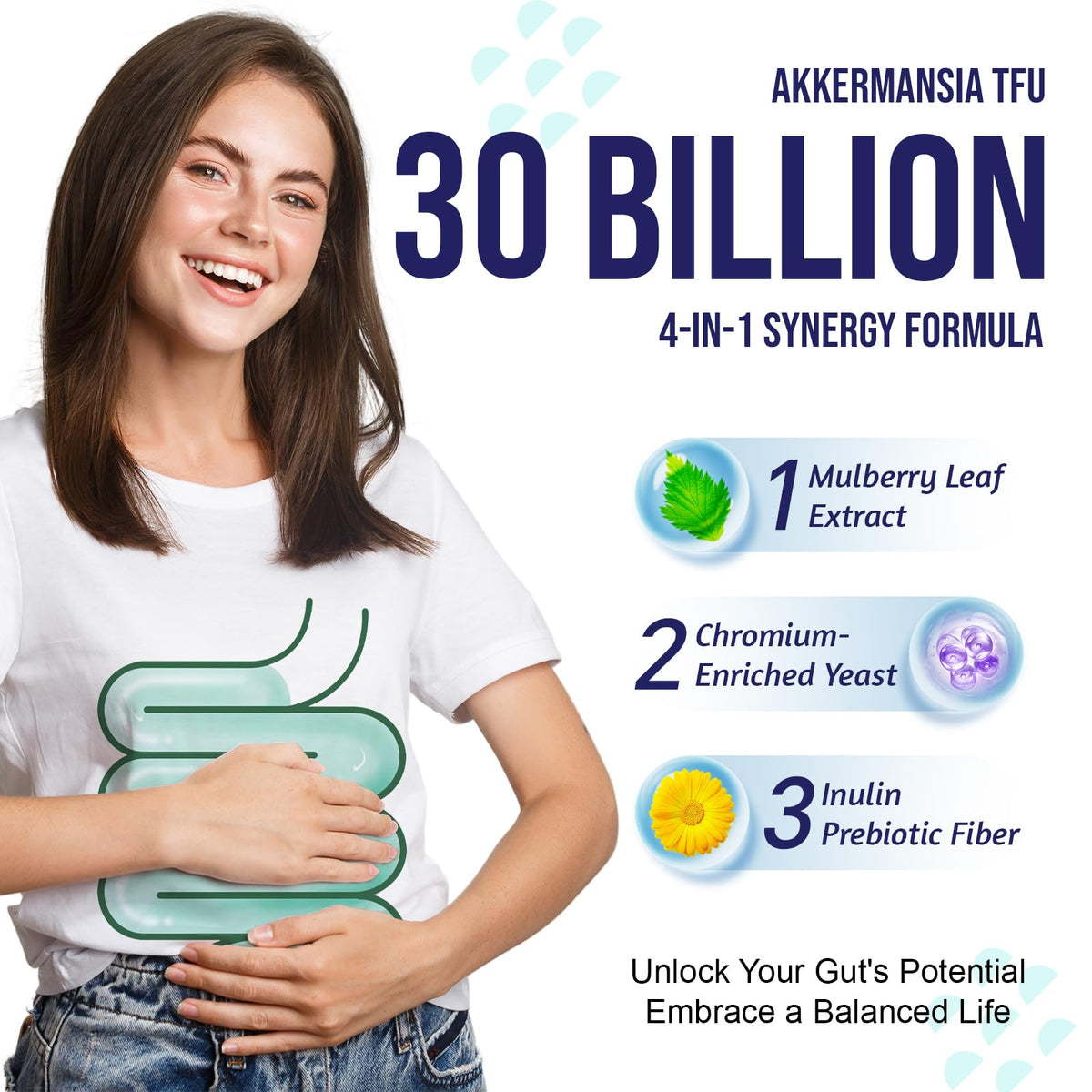Akkermansia Muciniphila gut microbiome booster