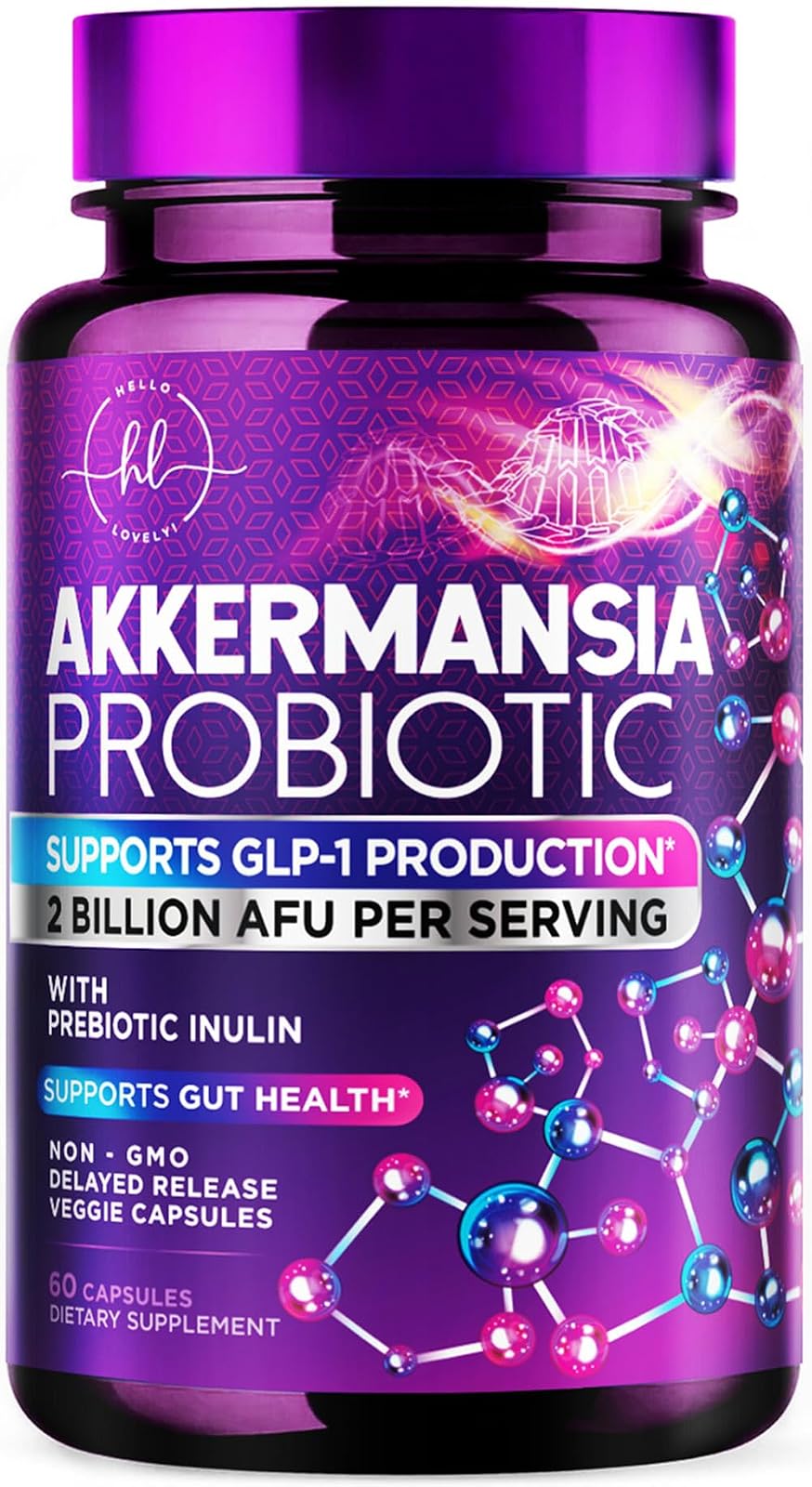 Akkermansia probiotic capsules for gut health