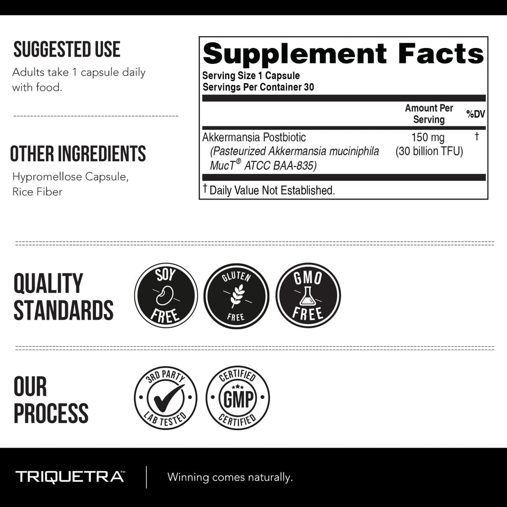 Akkermansia probiotic for balanced gut flora