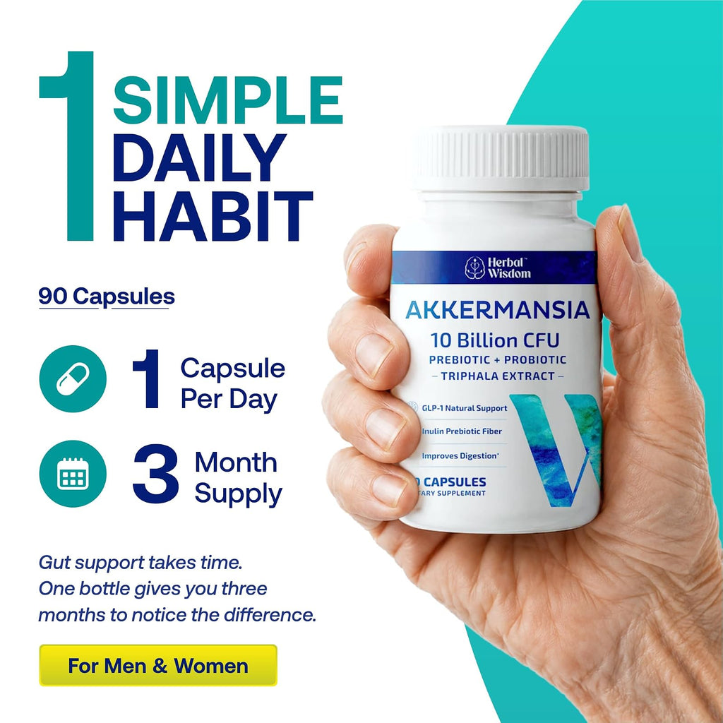 Akkermansia probiotic for overall wellness