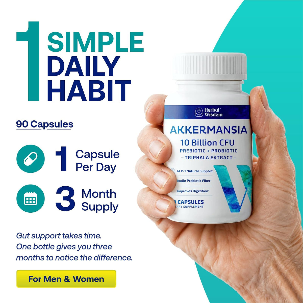 Akkermansia probiotic for overall wellness