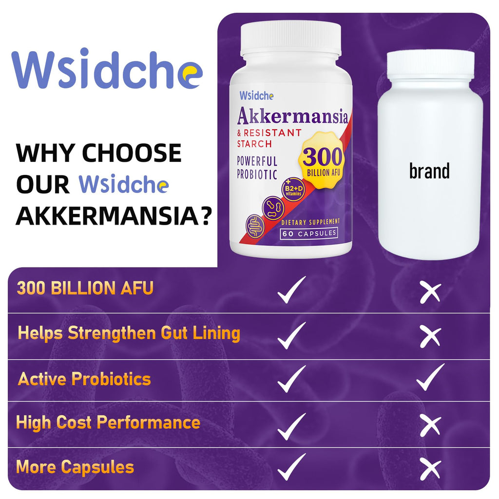 Akkermansia probiotics for overall wellness