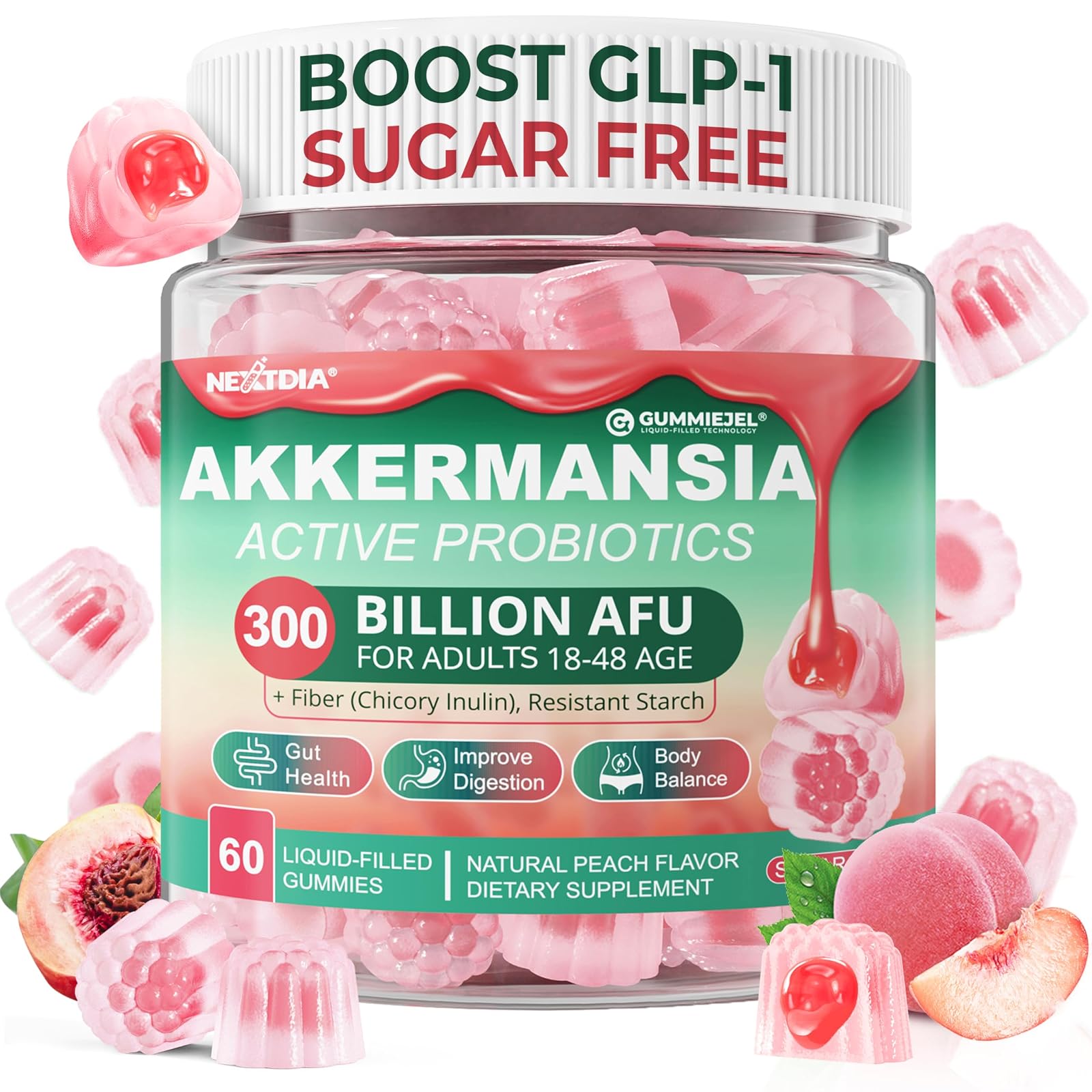 Akkermansia probiotics gummies for women