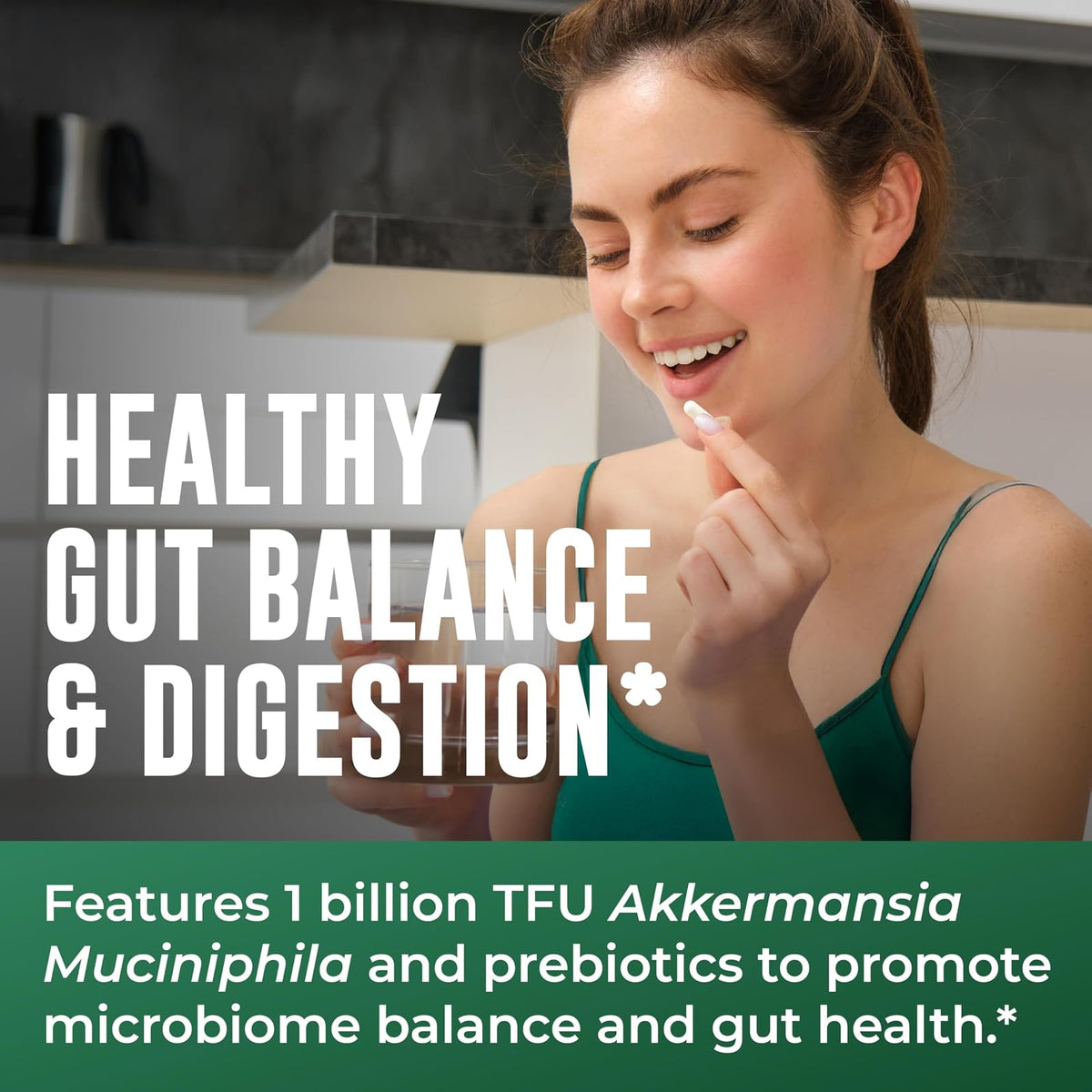 Akkermansia supplement with prebiotics