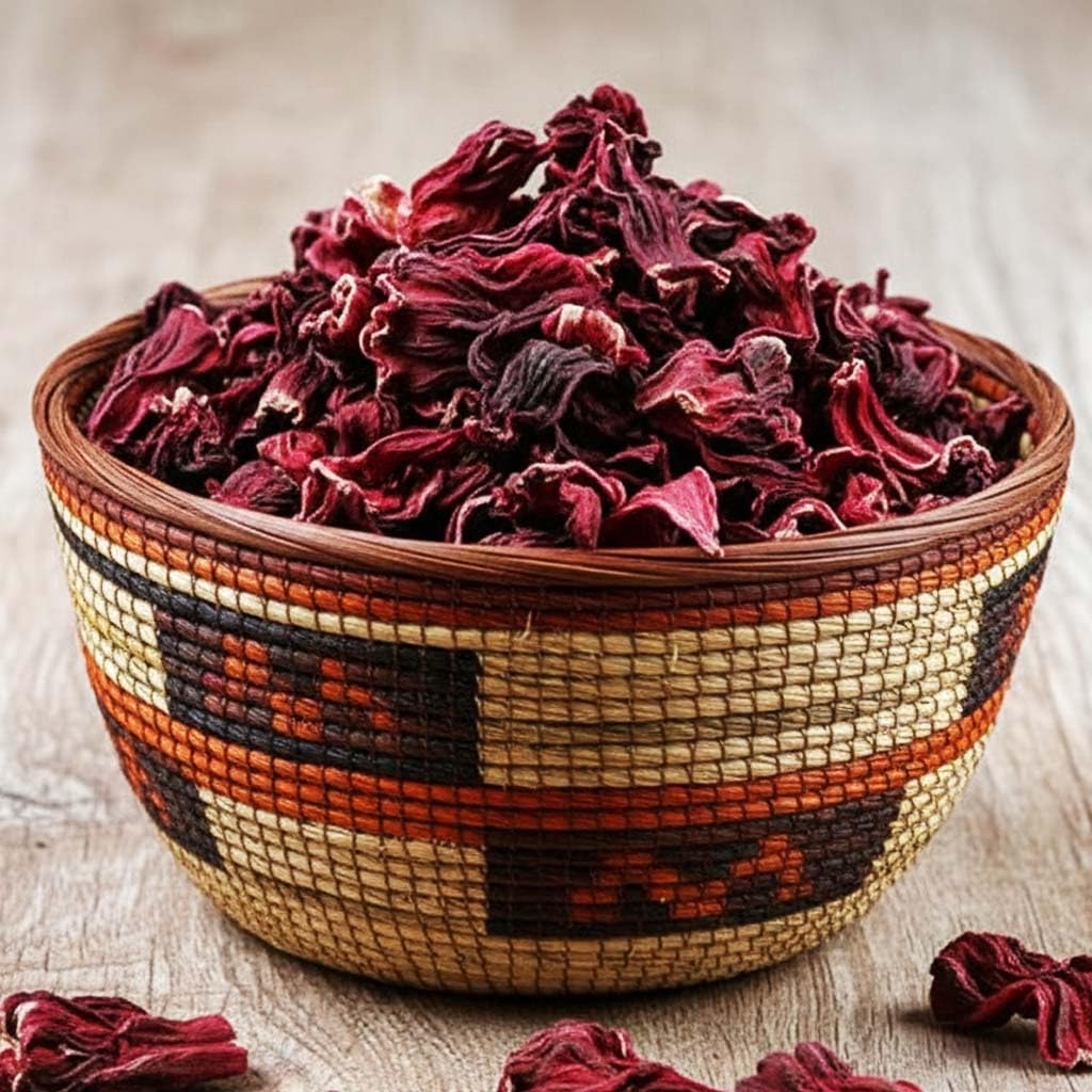 Akshit dried hibiscus flowers packaging