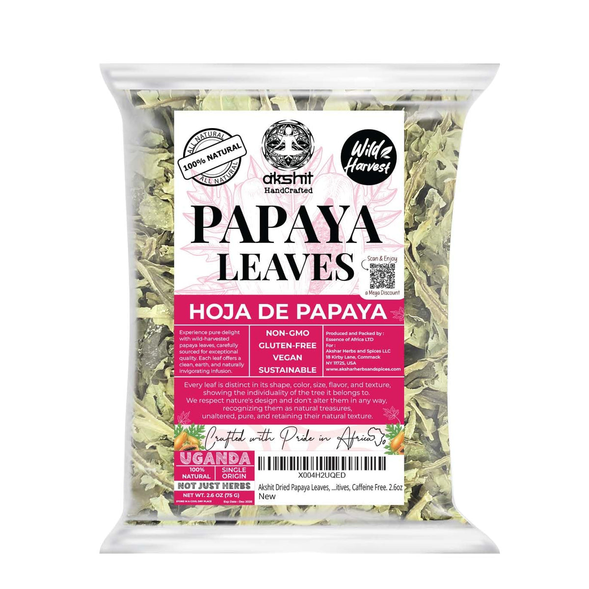 Akshit dried papaya leaves herbal tea