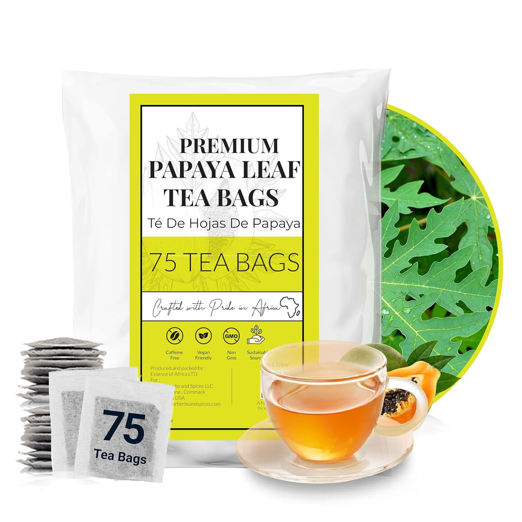 Akshit papaya leaf tea bags