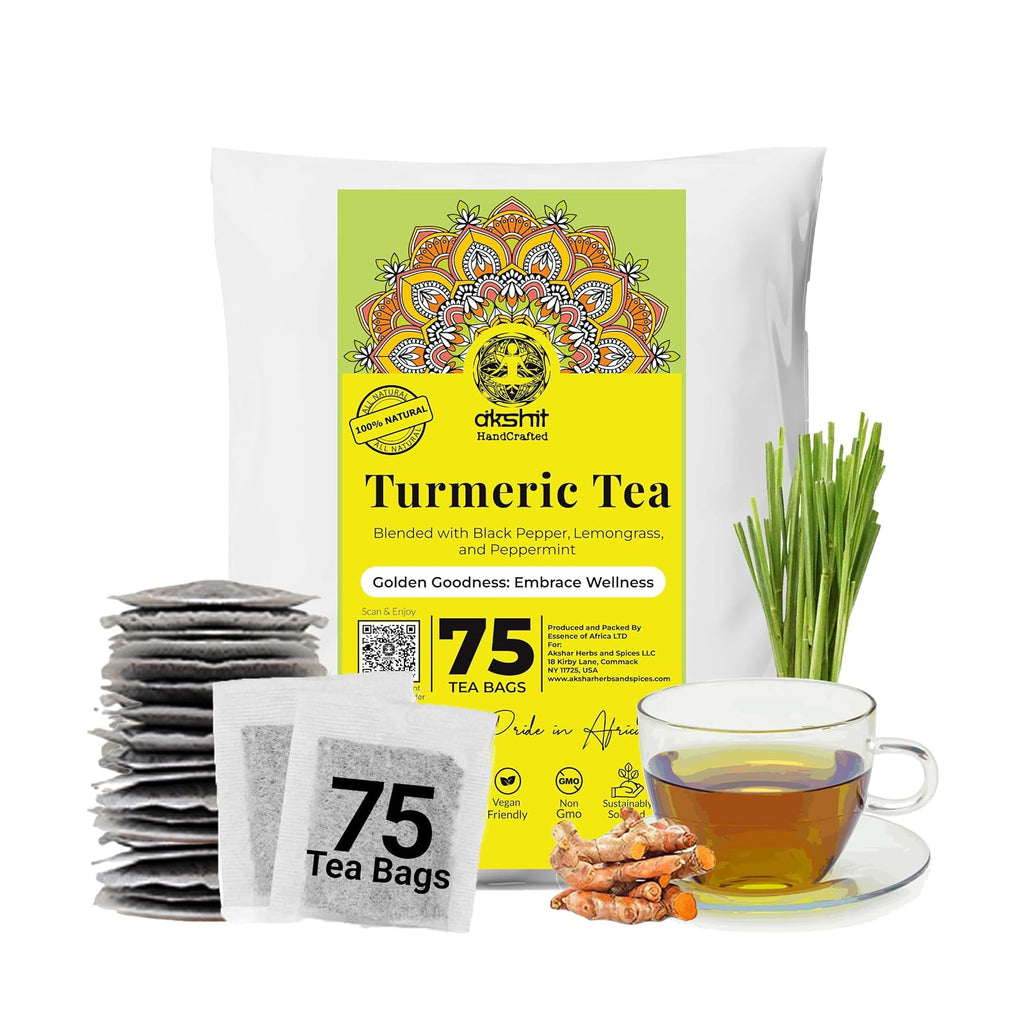 Akshit turmeric herbal tea bags