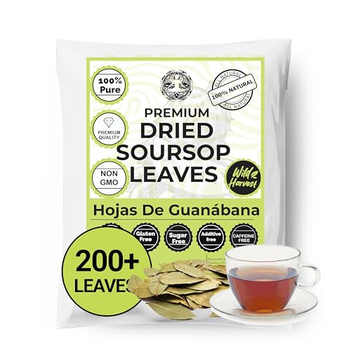 Akshit whole dried soursop leaves for herbal tea