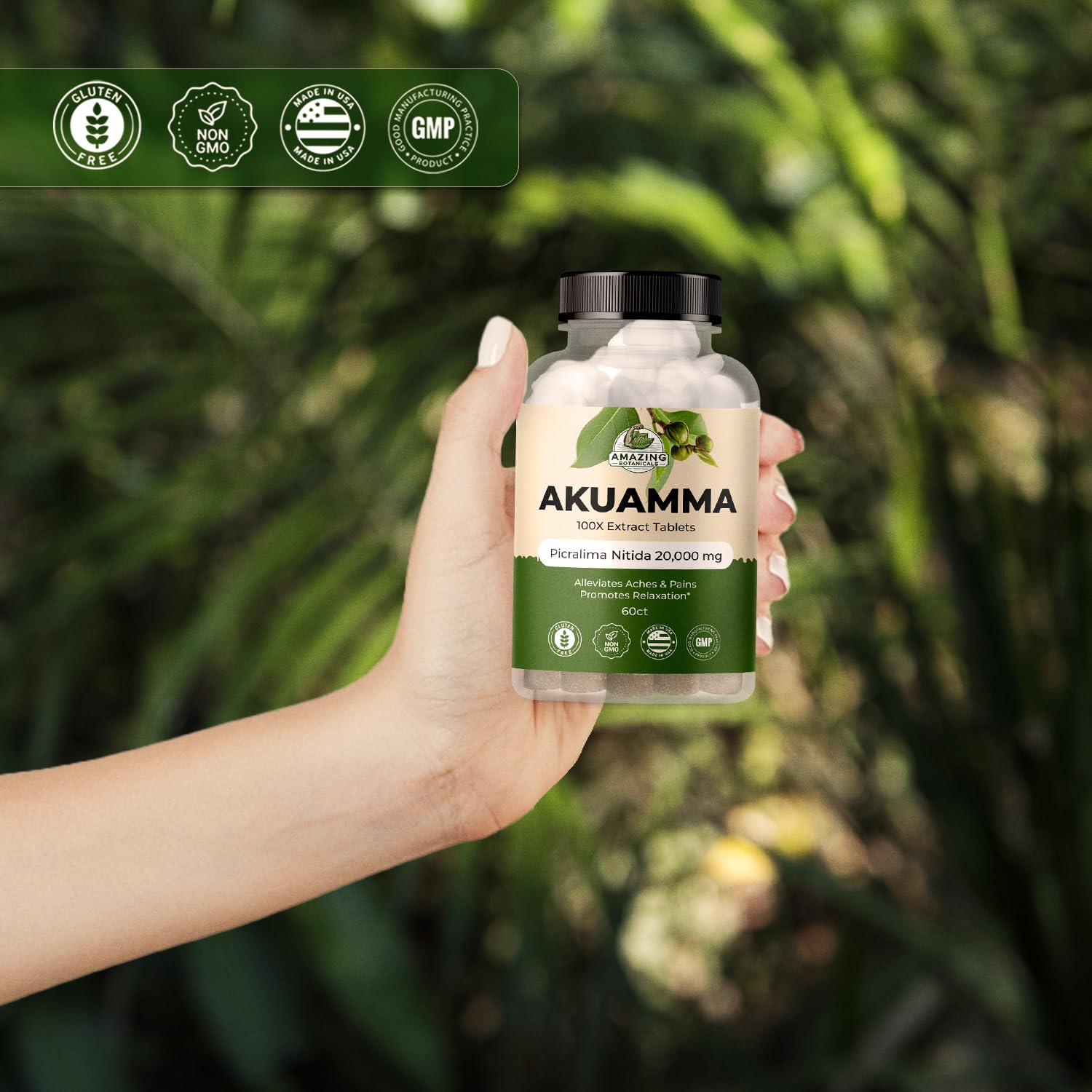 Akuamma tablets for improved mood