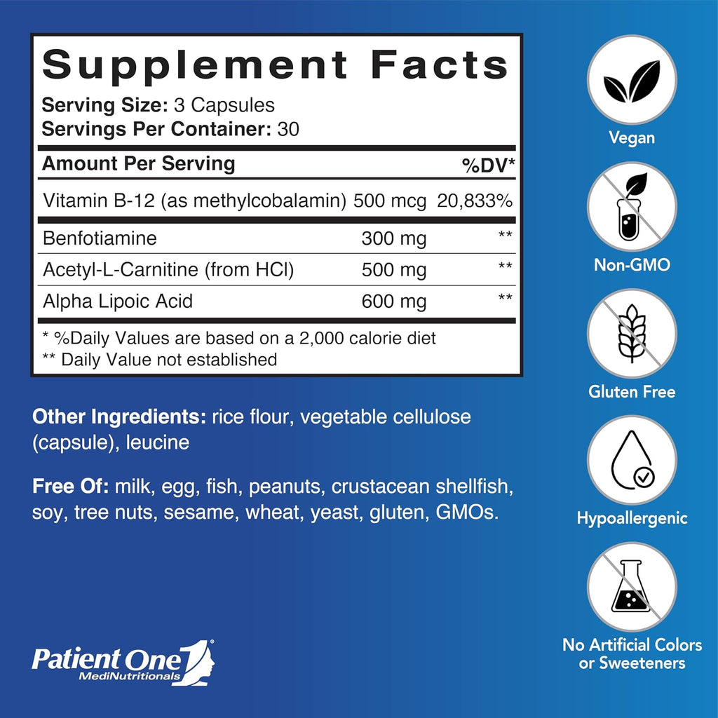 ALA and ALC nerve support capsules