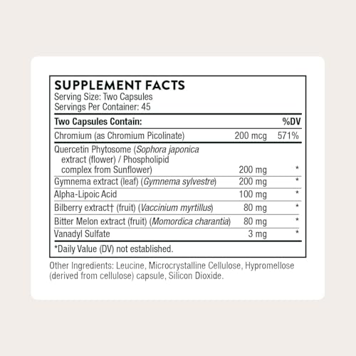 ALA and Quercetin in THORNE chromium