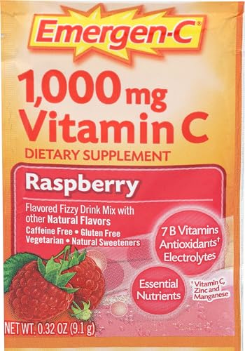 Alacer Emergen-C raspberry vitamin C packets