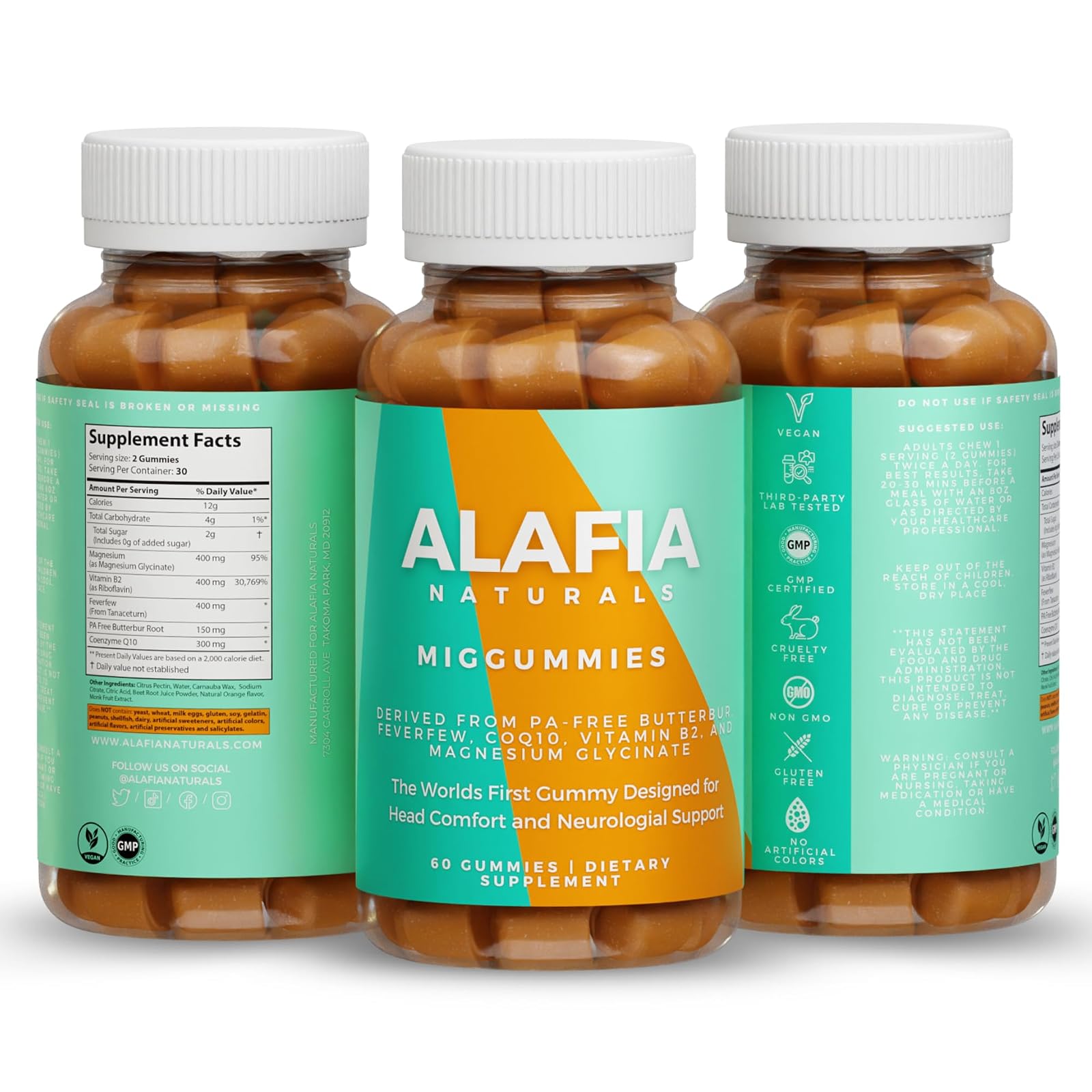 Alafia Naturals magnesium gummies for relaxation