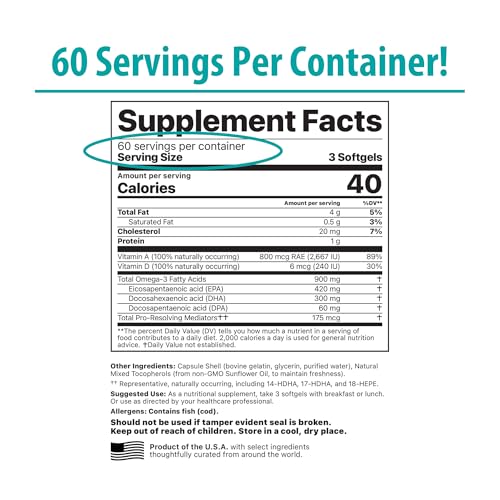 Alaskan cod liver oil softgels