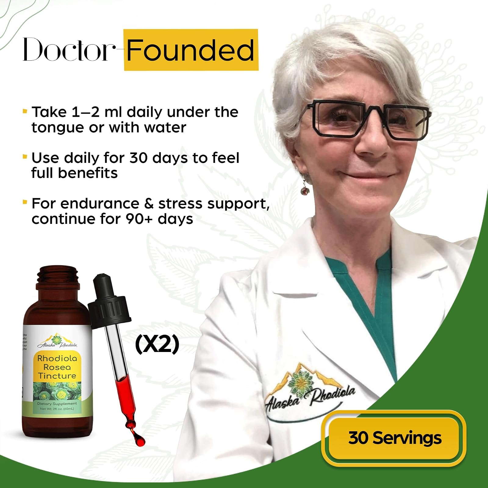 Alaskan rhodiola rosea for overall wellness