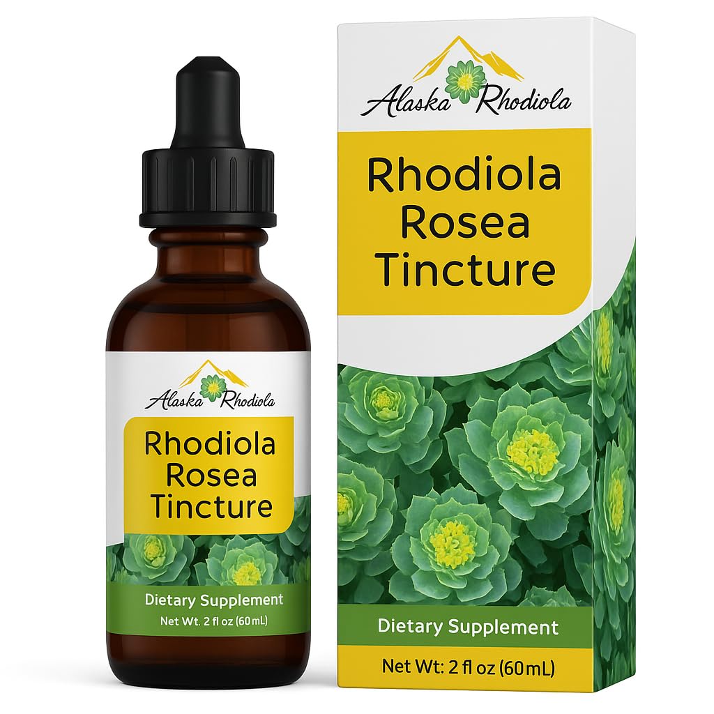 Alaskan rhodiola tincture for stress relief