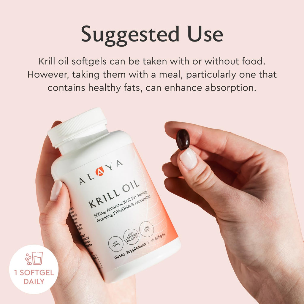 Alaya Naturals krill oil for wellness