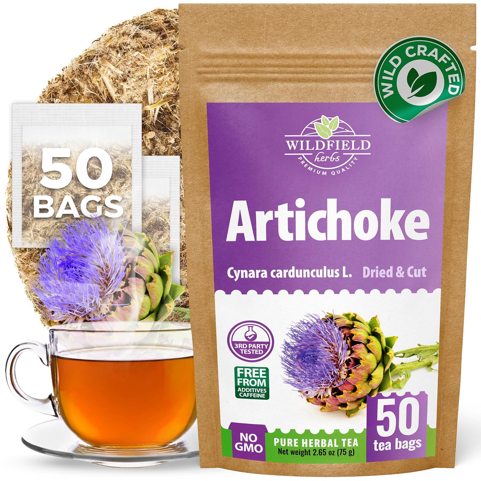 Alcachofa herbal tea for digestion