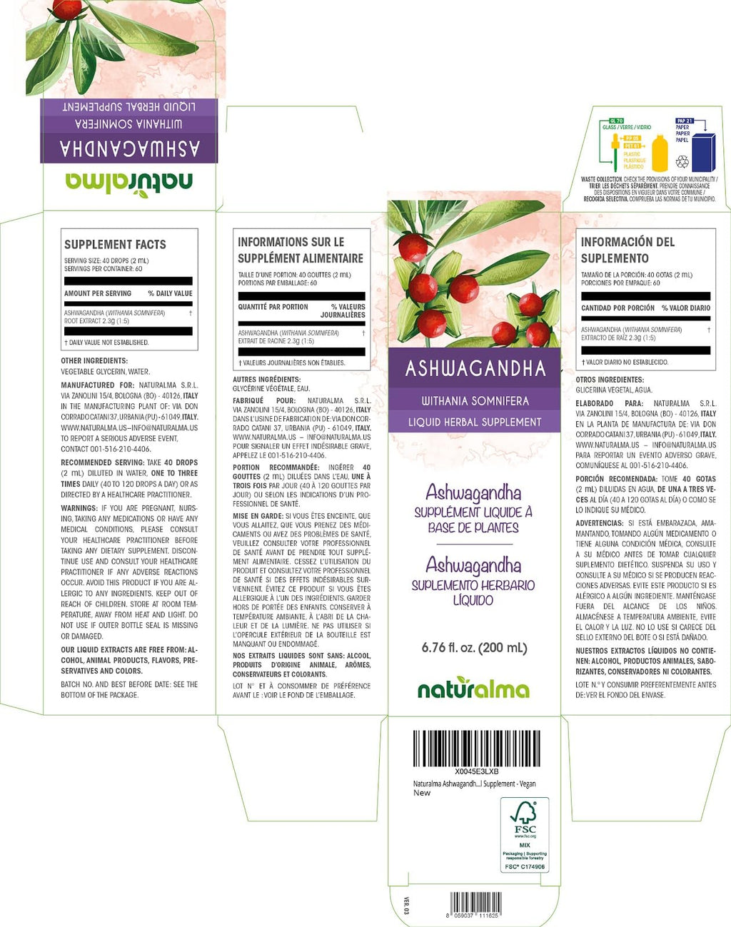 alcohol-free ashwagandha extract