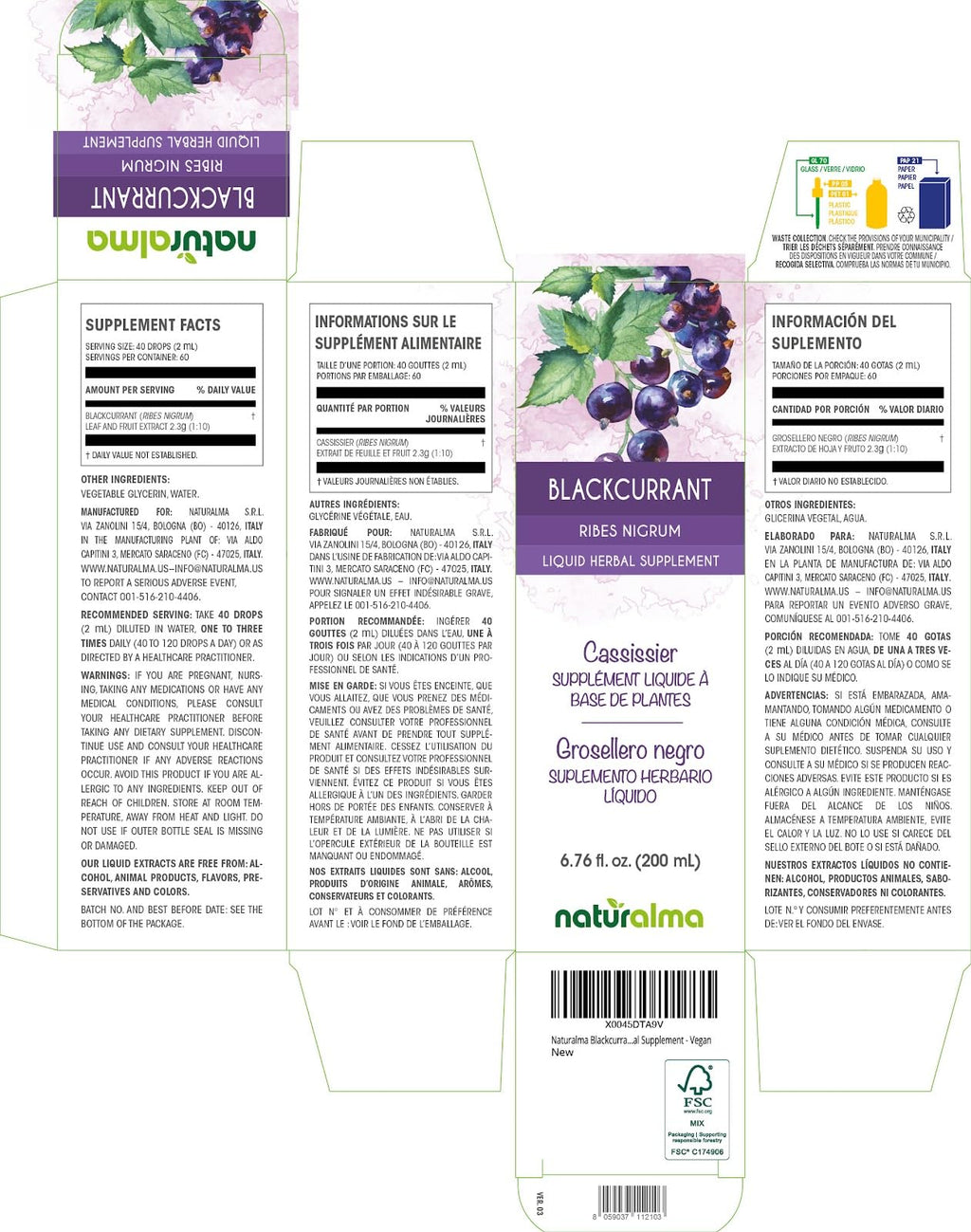 Alcohol-free Blackcurrant extract benefits