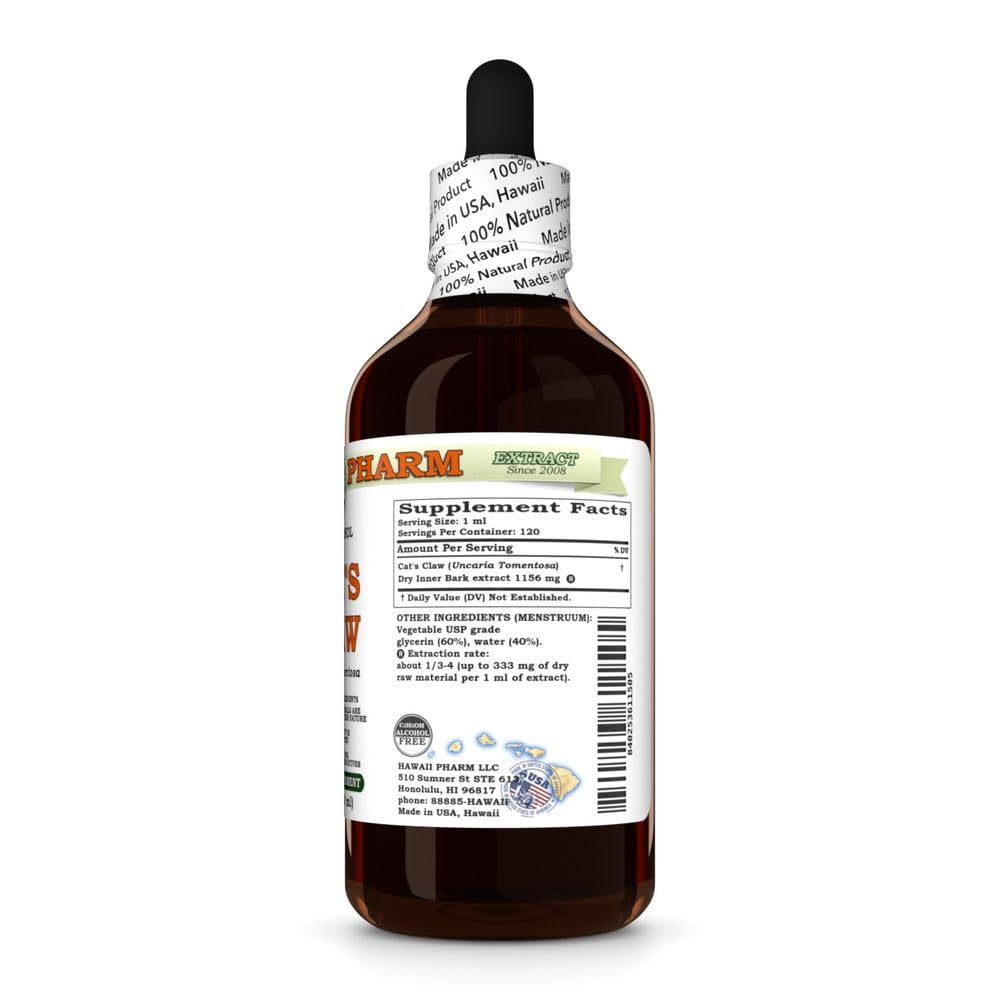 alcohol-free Cat's Claw liquid supplement