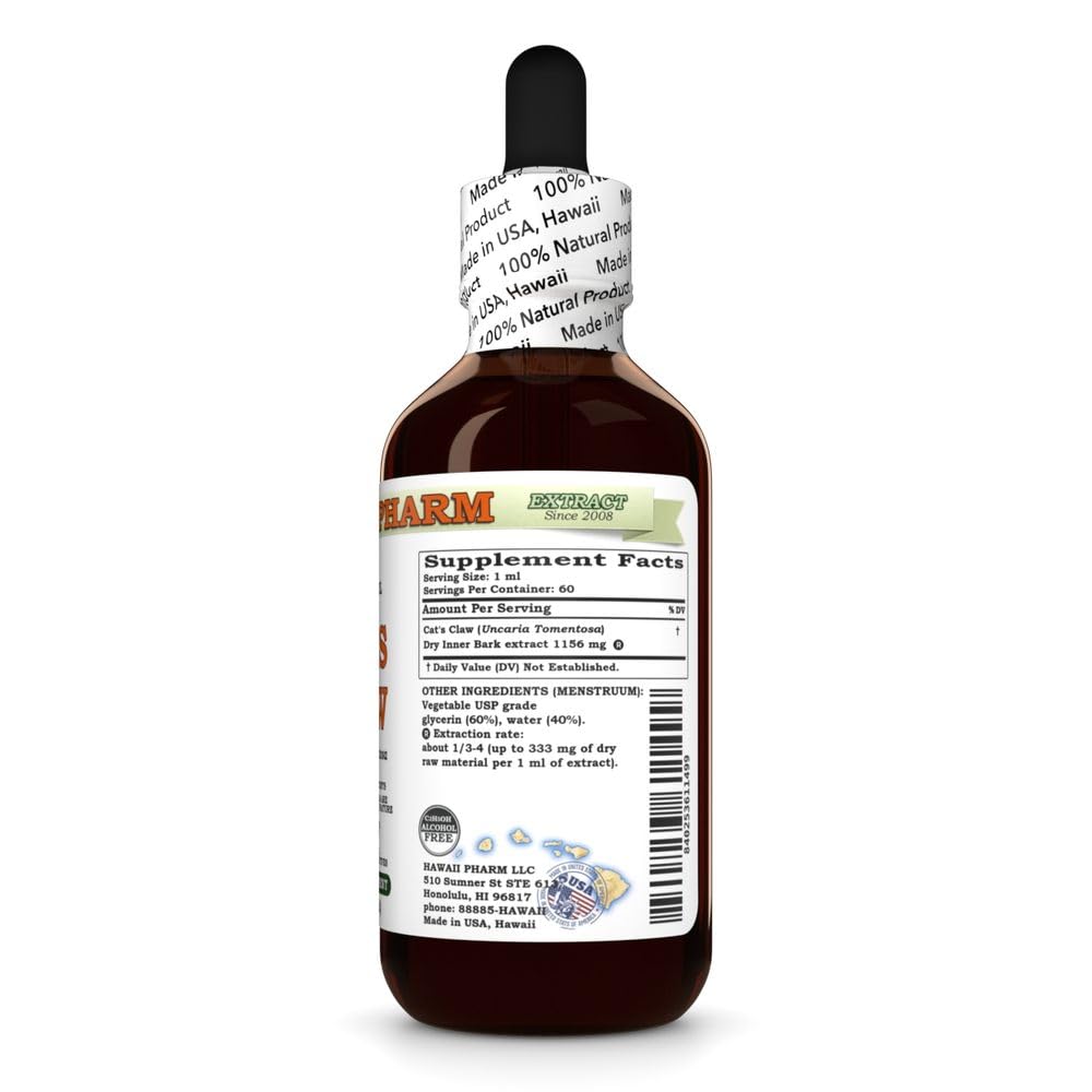 alcohol-free Cat's Claw liquid supplement