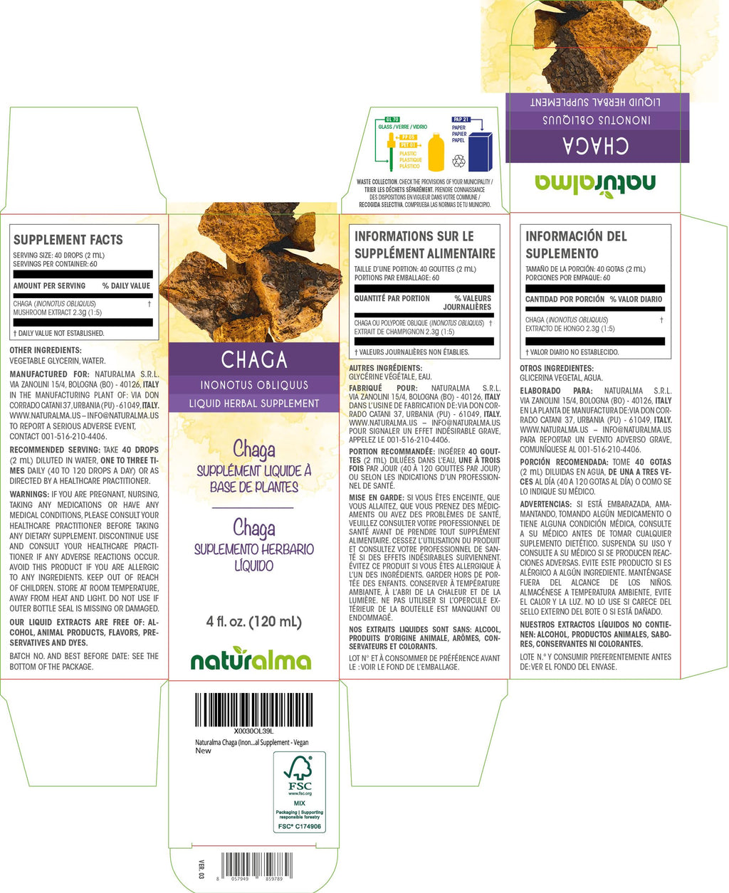 alcohol-free chaga extract benefits