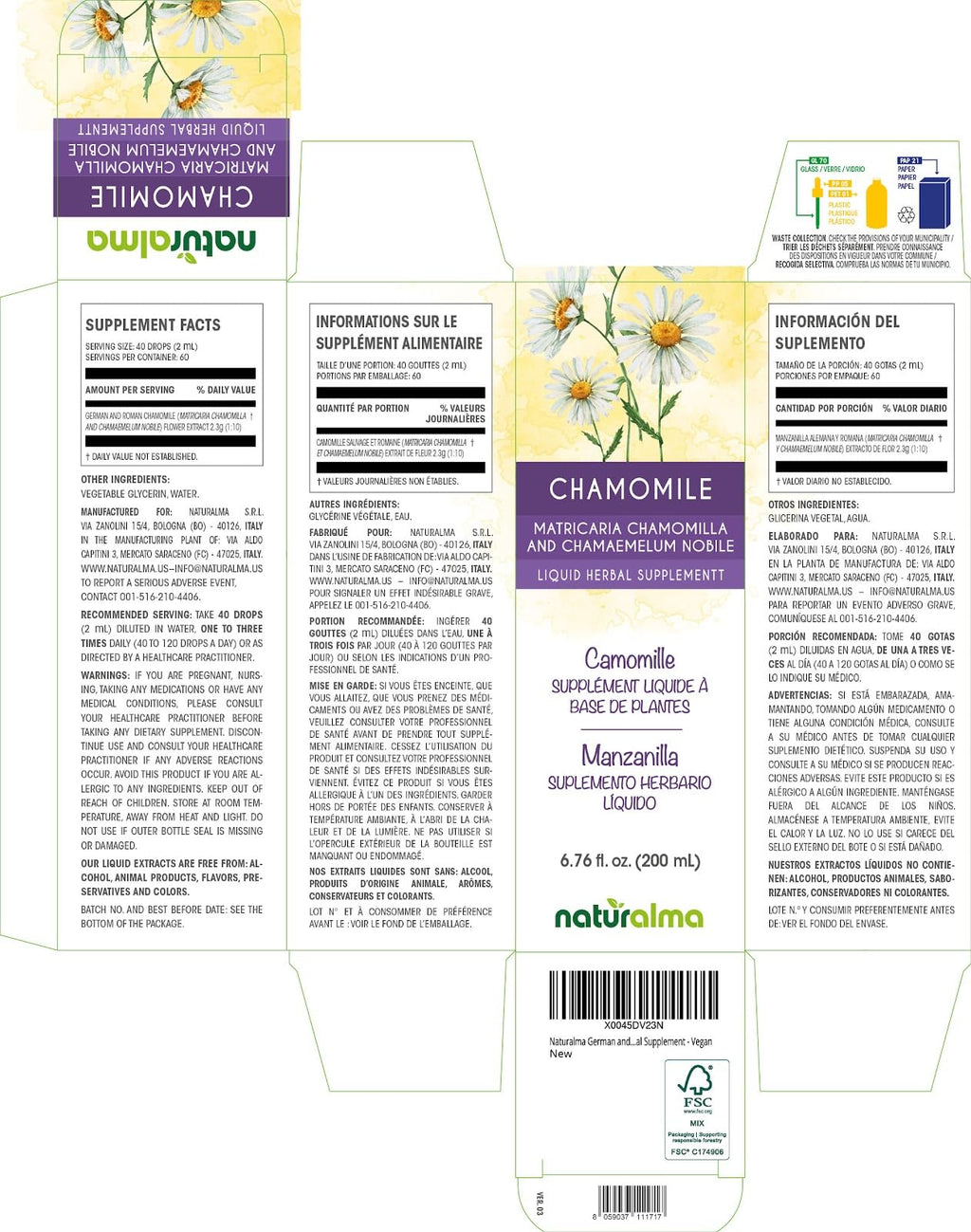alcohol-free chamomile extract for sleep
