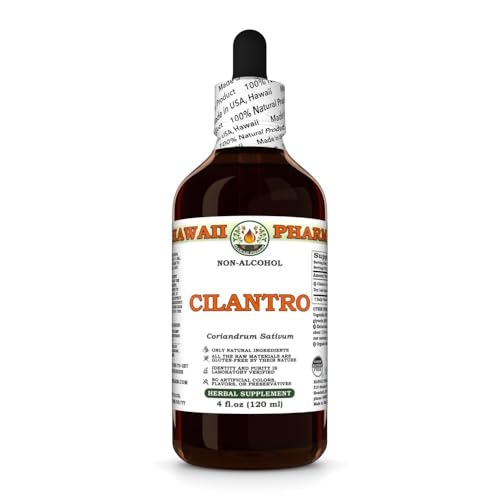 alcohol-free cilantro glycerite extract