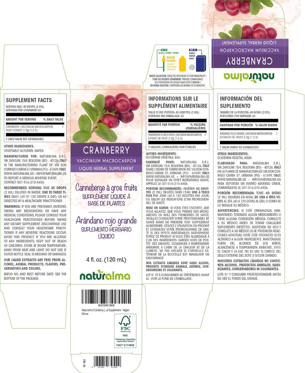 alcohol-free cranberry extract benefits