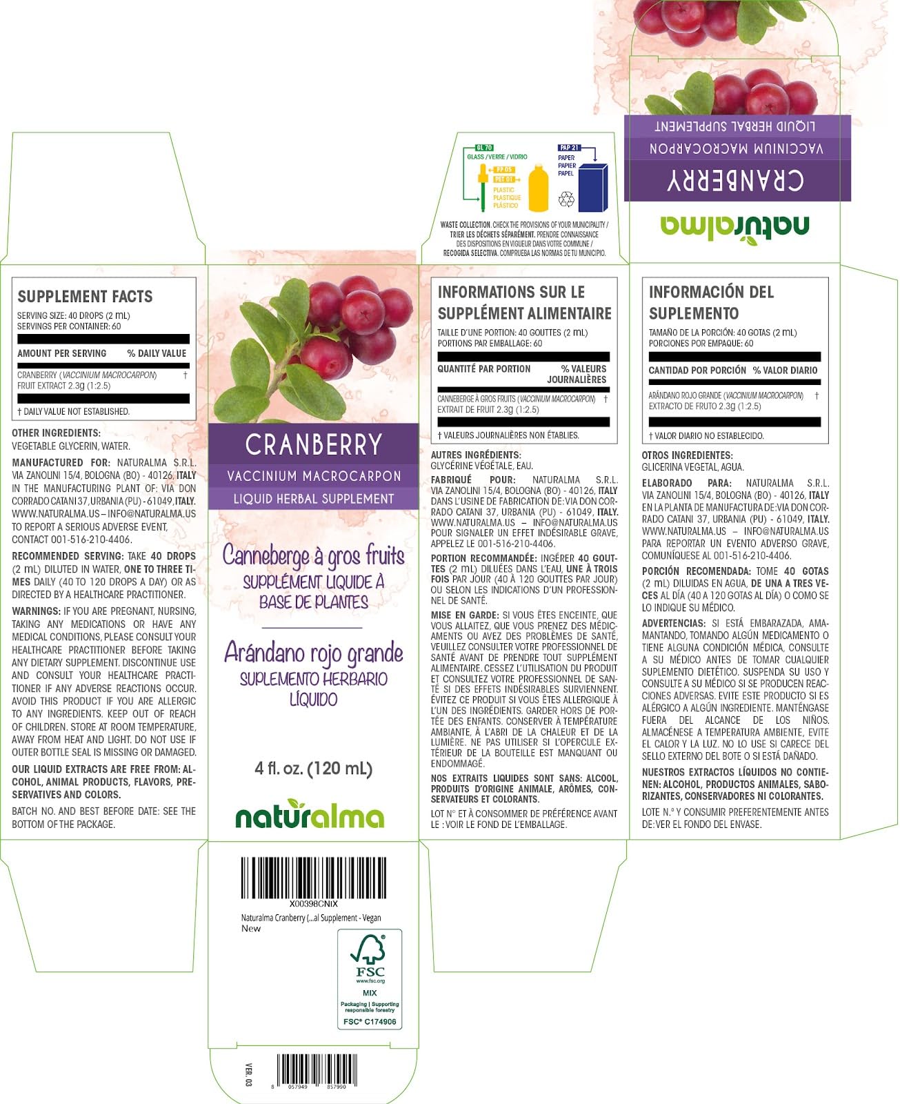 alcohol-free cranberry extract benefits