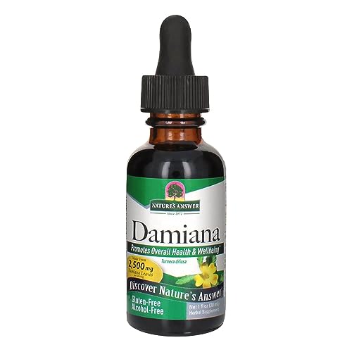 Alcohol-free damiana supplement for wellness