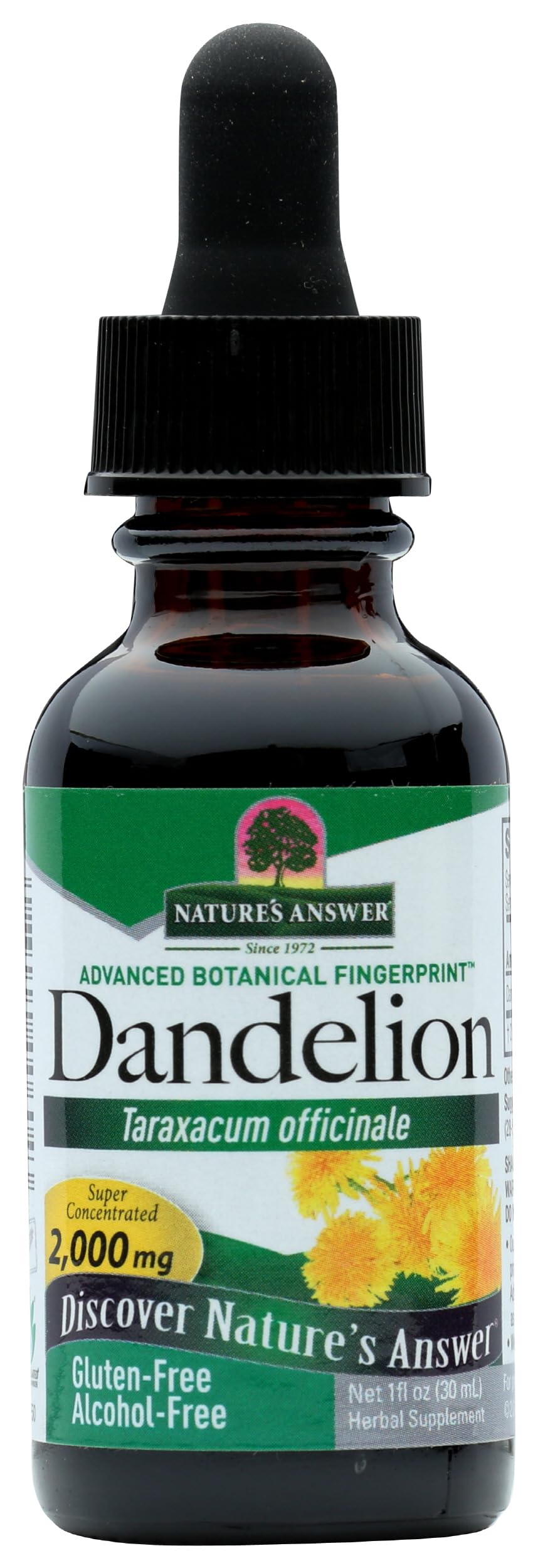 alcohol-free dandelion root supplement