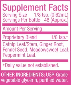 Alcohol-free digestive support formula