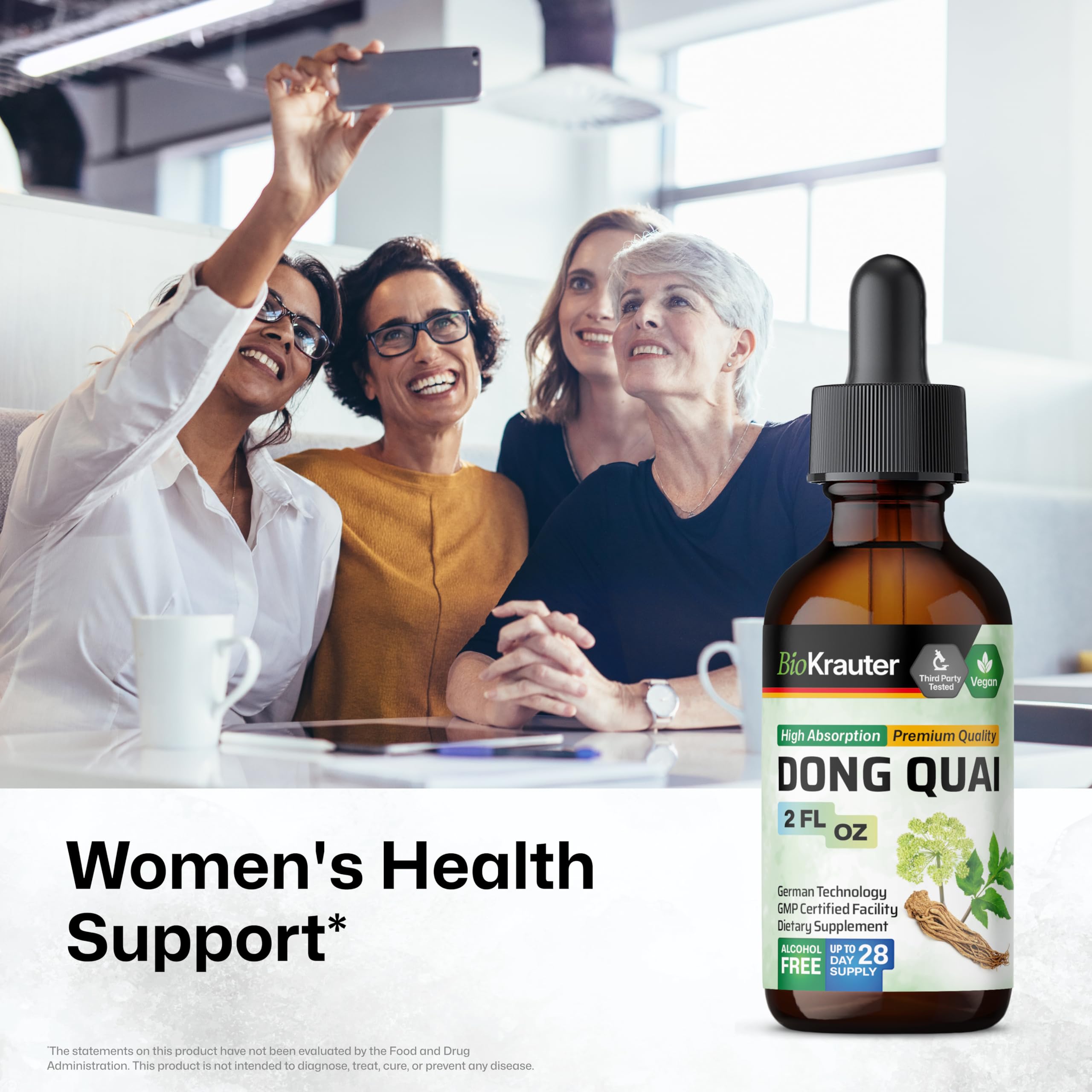 alcohol free dong quai supplement
