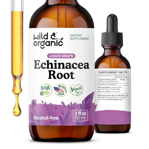 alcohol-free echinacea drops for tea