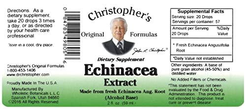 alcohol-free echinacea root extract