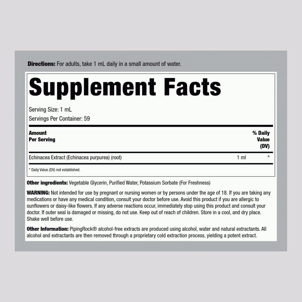 alcohol-free echinacea tincture benefits
