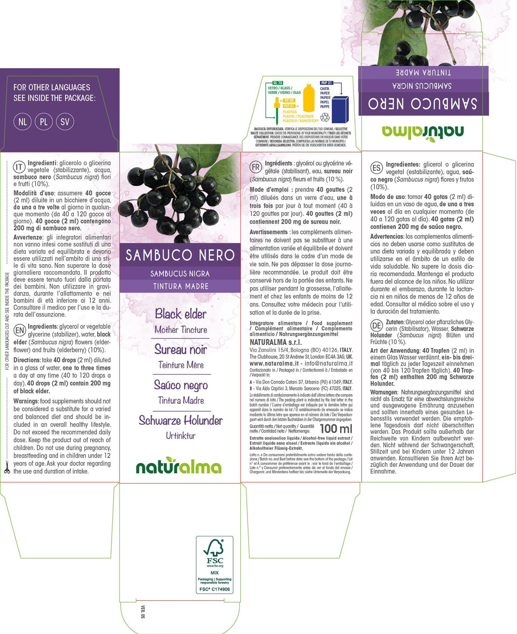 alcohol-free elderberry extract for immunity
