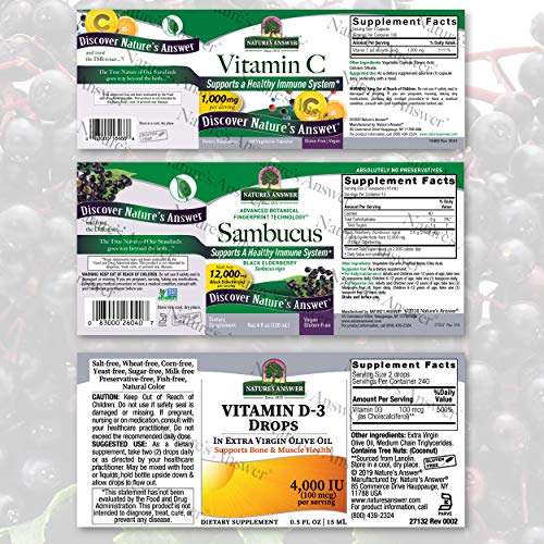 Alcohol-free elderberry syrup for immunity