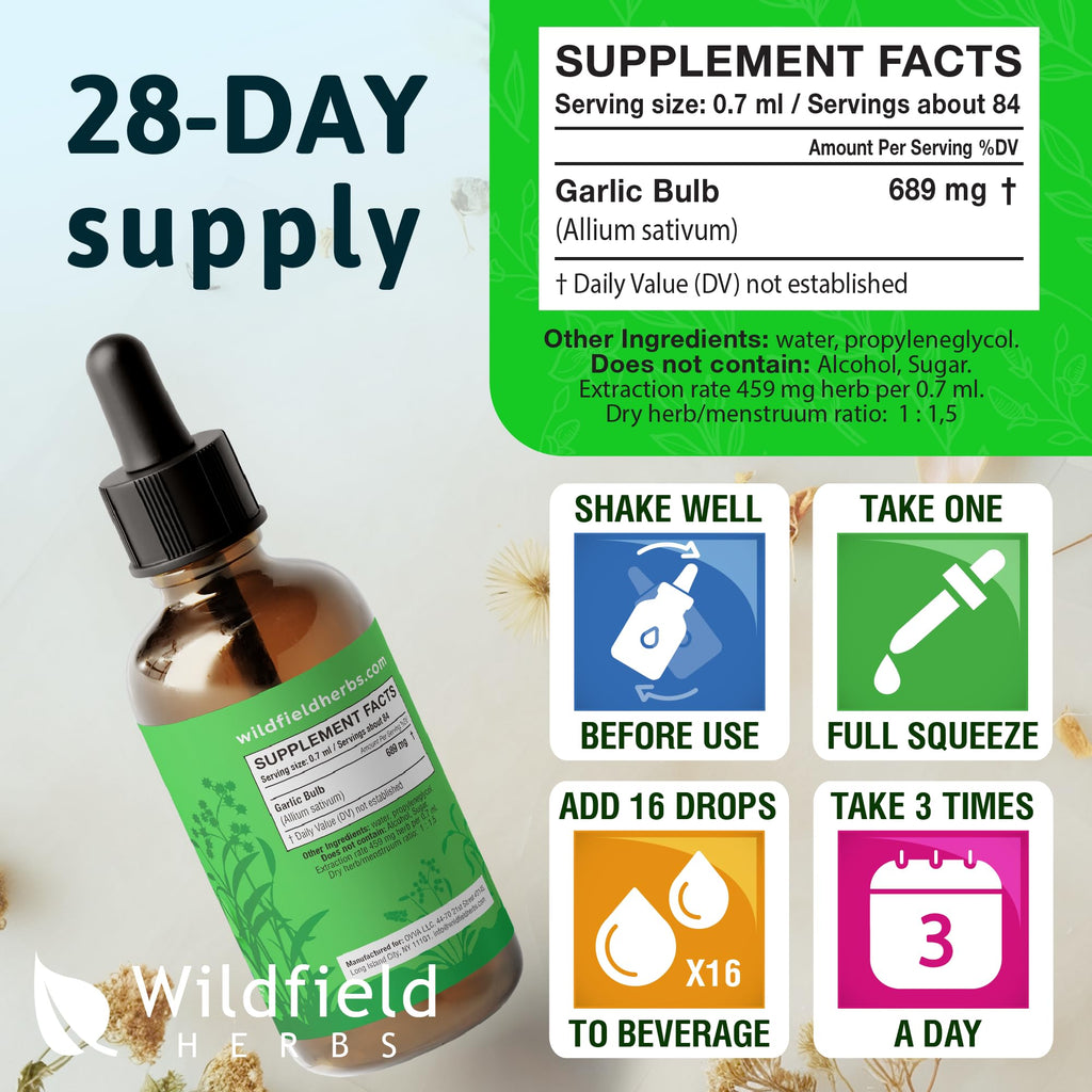 alcohol-free garlic supplement