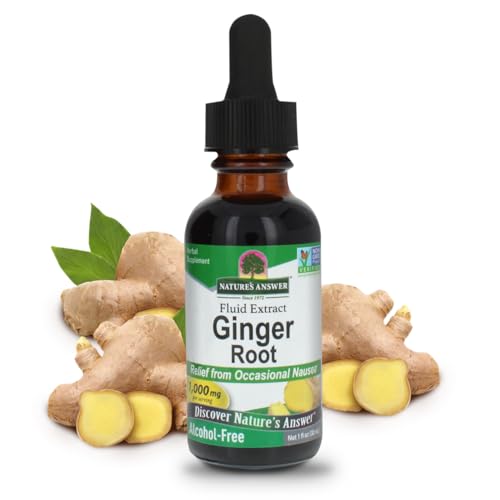 alcohol-free ginger supplement benefits