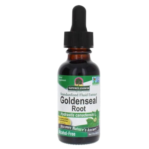 alcohol-free goldenseal supplement benefits