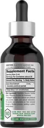 Alcohol free Gotu Kola supplement